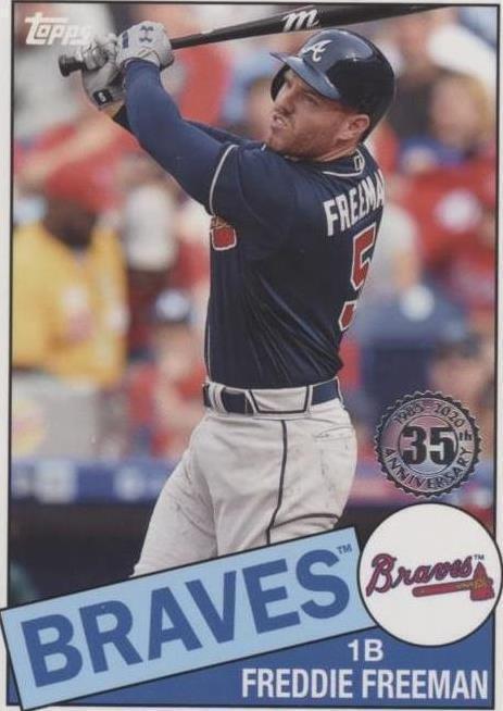 2020 Topps - 1985 Topps Baseball Series 2 Freddie Freeman #85TB-3 for ...
