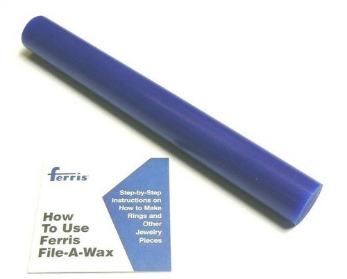 Jewelers Carving Wax Round Blue Rod 1-5/16"D X 11"L Ferris Waxes Design ...