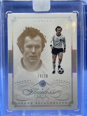 2016 Panini FLAWLESS Soccer Franz Beckenbauer 13/20 Legends Germany | eBay