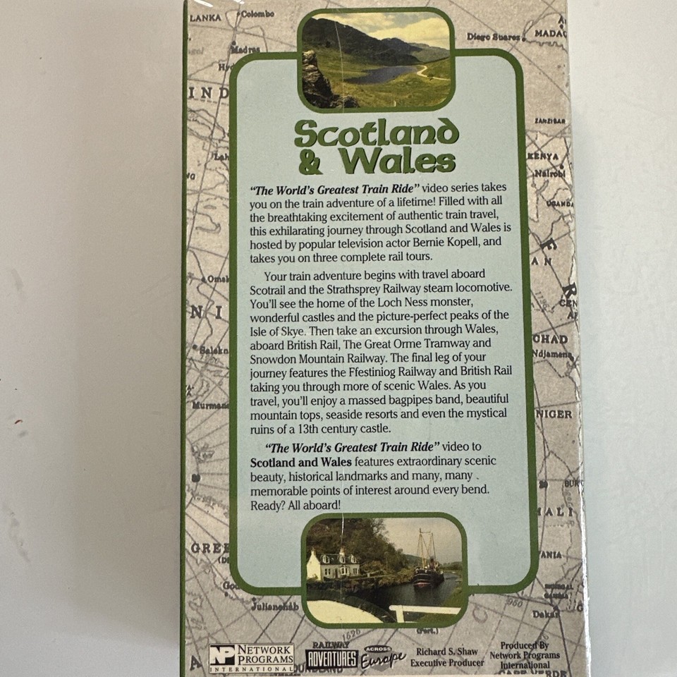 Scotland & Wales World's Greatest Train Ride Videos VHS | eBay