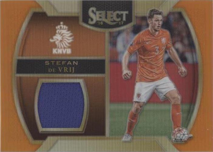 2016-17 Panini Select - Memorabilia Stefan de Vrij #M-SDV Orange Prizm ...