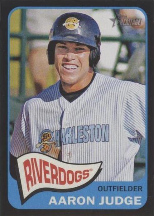 2014 Topps Heritage Minor League Edition - Aaron Judge #175 Black /105 ...