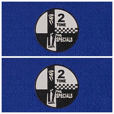 A Pair Of Ska, Two Tone Patches Sew / Iron On Badges (r) The Specials 2 ...
