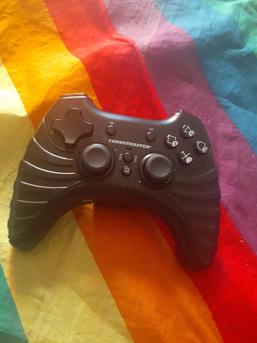 Thrustmaster PS3 T Wireless Bluetooth Controller BLACK Game Sony PC for ...