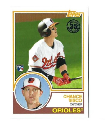 2018 Topps 35th Anniversary #83-6 Chance Sisco Baseball Card Baltimore ...