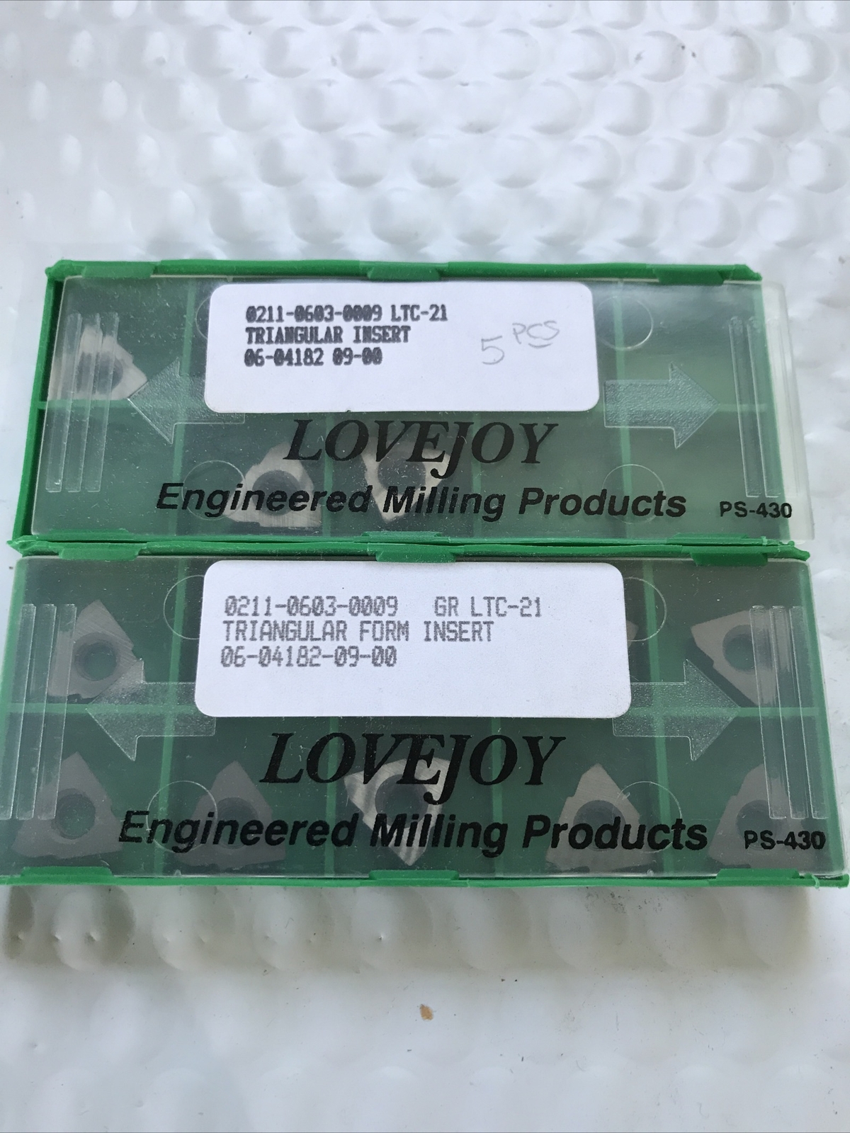 Lovejoy 0211-0603-0009 GR LTC-21 Triangle Carbide Inserts 06-04182-09 ...