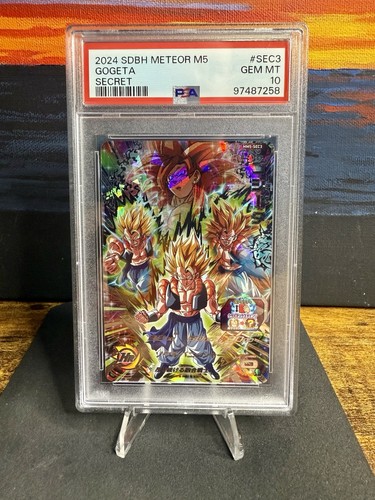 PSA 10 Super Dragon Ball Heroes 2024 Meteor Mission 5 All Forms Gogeta MM5-SEC3 | eBay