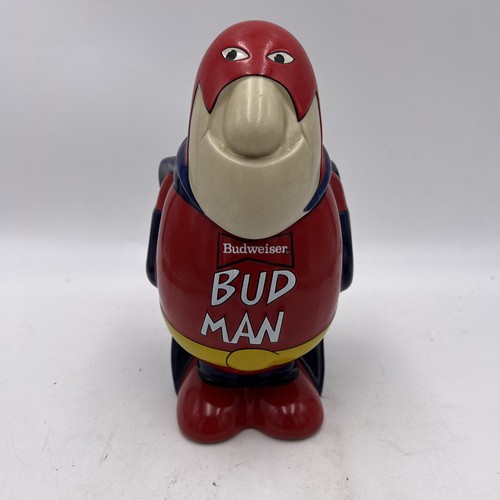 Vintage 1989 Budweiser Bud Man Beer Stein Ceramic Budman Collectors ...