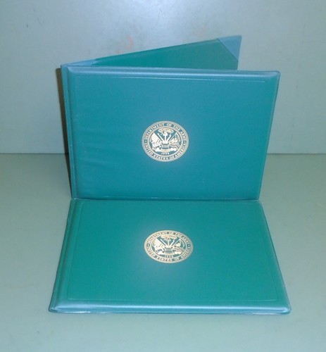 Lot of 2 US Army Green Award Presentation Folder Certificate Binders | eBay