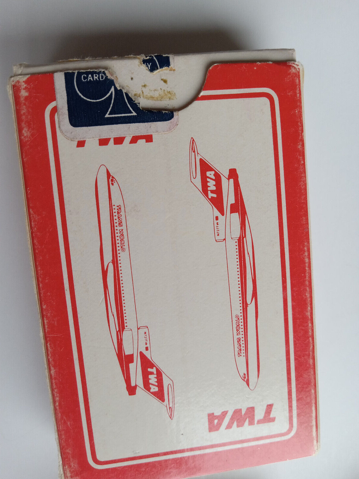 Lot 2 Vtg Decks Boxed Playing Cards: Grolsch Lager Beer & TWA Airlines ...