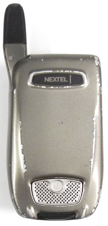 Motorola i850 - Gray and Black ( Nextel ) Rare PTT iDEN Cellular Flip ...