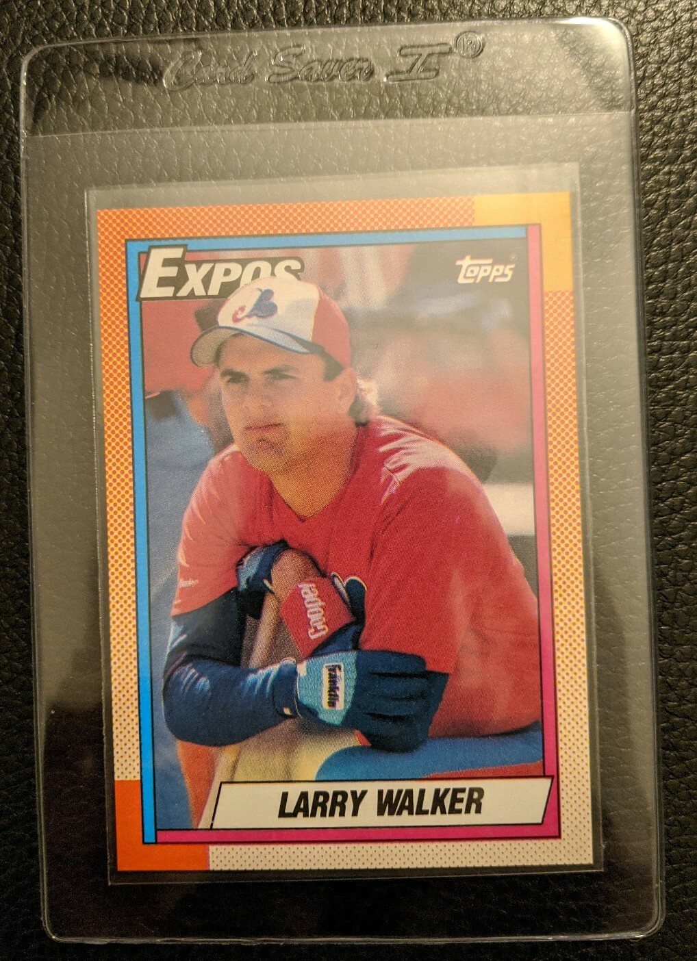 1990 TOPPS #757 LARRY WALKER ROOKIE CARD RC MONTREAL EXPOS MINT HALL OF ...