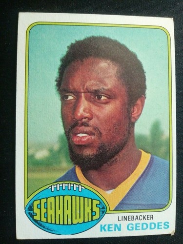 1976 Topps Football Card # 96 Ken Geddes - Seattle Seahawks | eBay