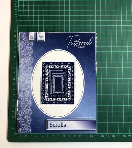 Tattered Lace Scrolls Die Set - TL0026 - 10 Dies - Largest Die 13.5 X ...
