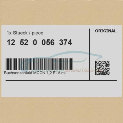 Original BMW 12520056374 - Buchsenkontakt MCON 1,2 ELA mit Kabel | eBay