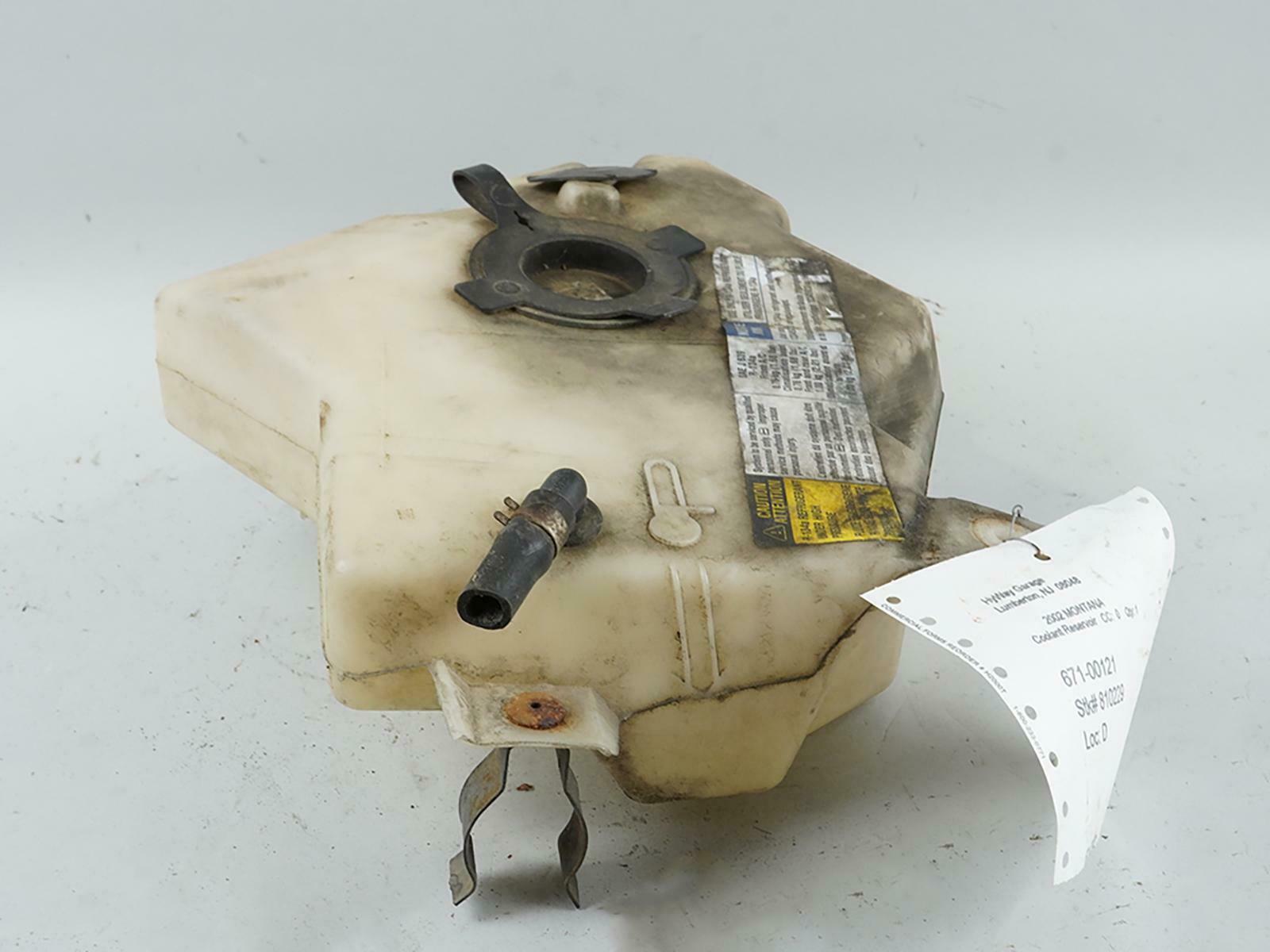 1999 - 2009 Pontiac Montana Van Coolant Antifreeze Reservoir Bottle ...