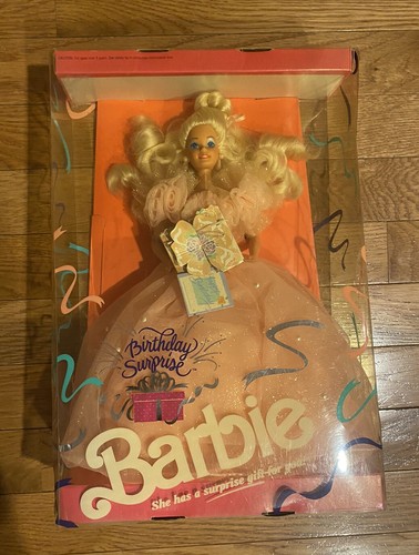 BARBIE Birthday Surprise Doll-With Surprise Gift! Mattel #3679 Vintage ...