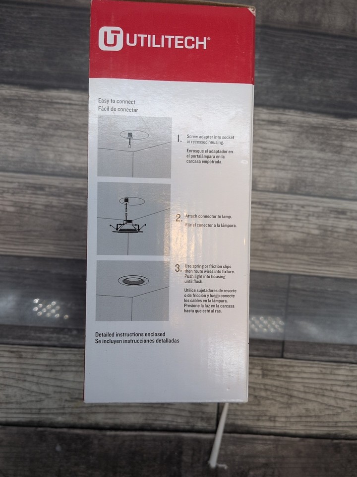 Utilitech LED 2700K White 650 Lumens Recessed Retrofit Downlight [108 ...