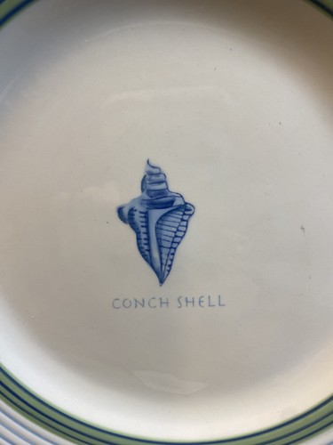 Pfaltzgraff Beachcomber Salad Plates Conch Shell 8 1/2” Set Of ...