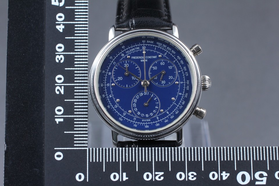 [N MINT] FREDERIQUE CONSTANT MODELE DEPOSE Chronograph Quartz Men's ...