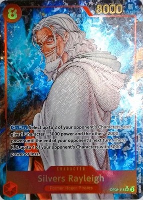One Piece TCG | Silvers Rayleigh (Parallel) | OP08-118 | NM Foil | eBay