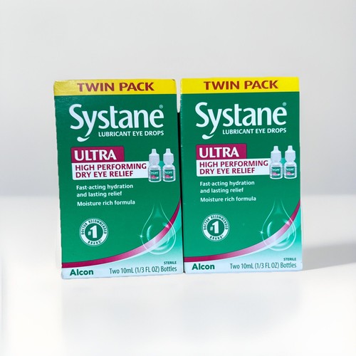 Lot of 2 Systane ULTRA High Performance Lubricant Eye Drops Twin Pack ...