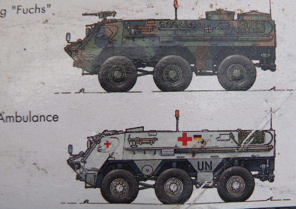 REVELL 03018 - GERMAN NATO TPZ 1 FUCHS AV or AMBULANCE - 1/35 SCALE ...