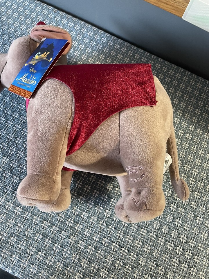 Disney Store Parks Aladdin Elephant Monkey Abu Plush Stuffed Animal NWT ...