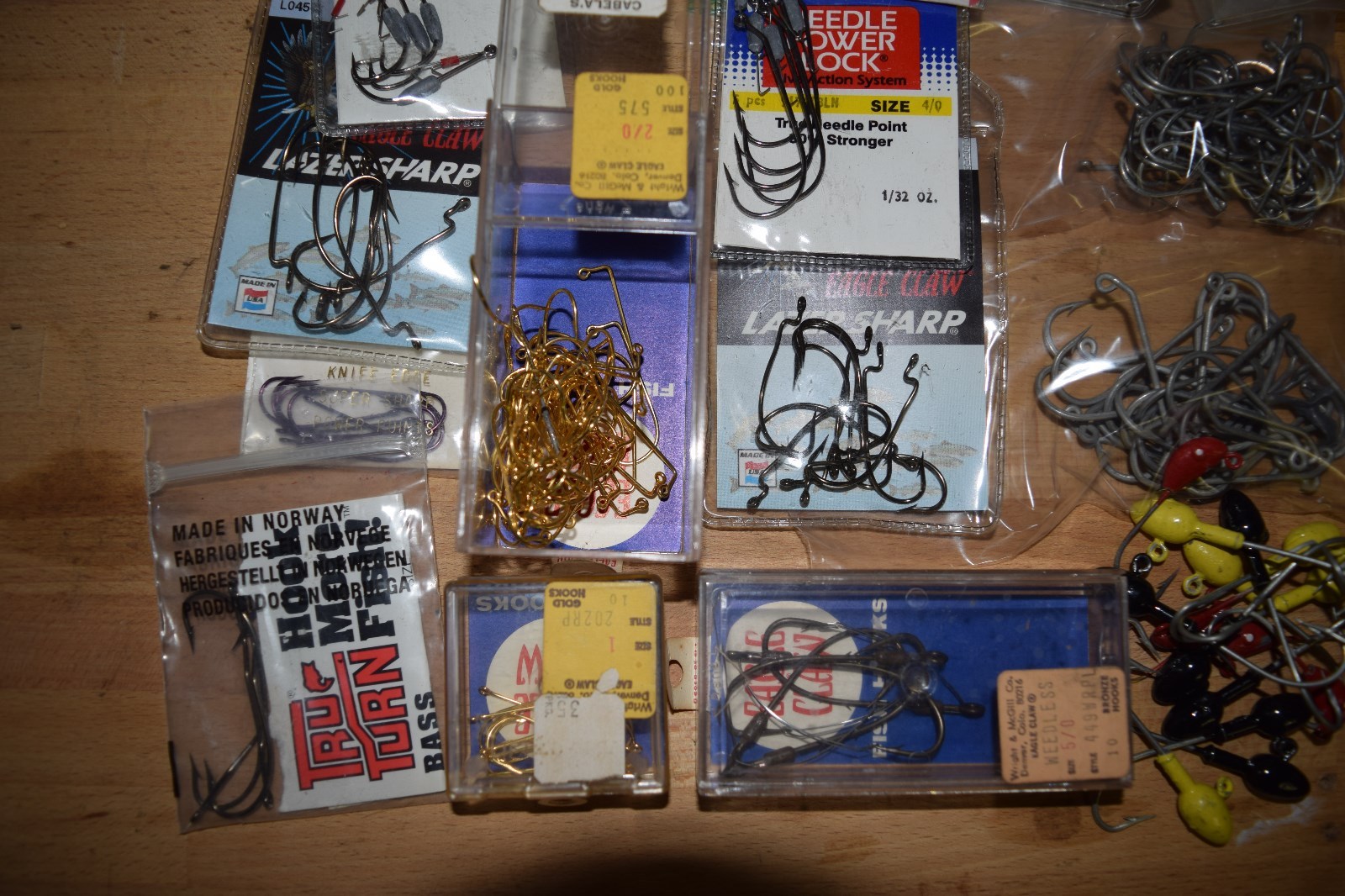 Jig Lure making hardware for Fishing assortment hooks etc | eBay
