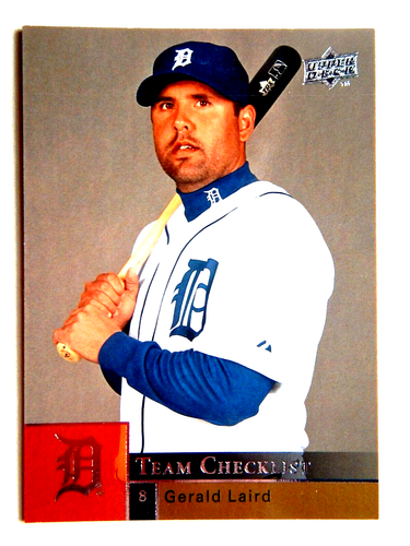 Gerald Laird #995 Upper Deck 2009 Baseball Card (Detroit Tigers) E | eBay