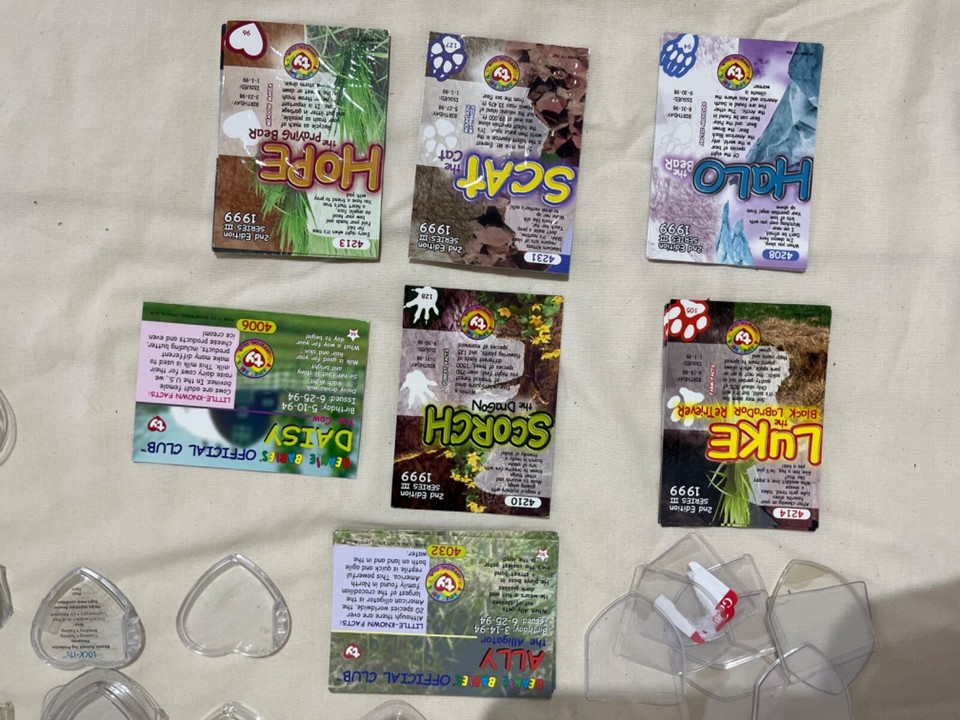 TY beanie cards, tag protectors | eBay