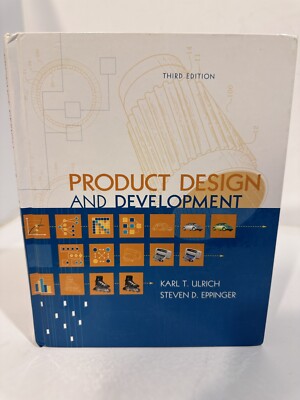 Product Design and Development by Steven Eppinger and Karl Ulrich 3rd ...