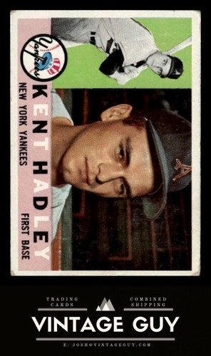 1960 Topps #102 Kent Hadley Vintage New York Yankees Baseball Card | eBay