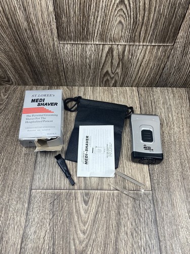 St. Loree’s Medi Shaver SL-5 Silver Electric Razor Tested Works Great ...