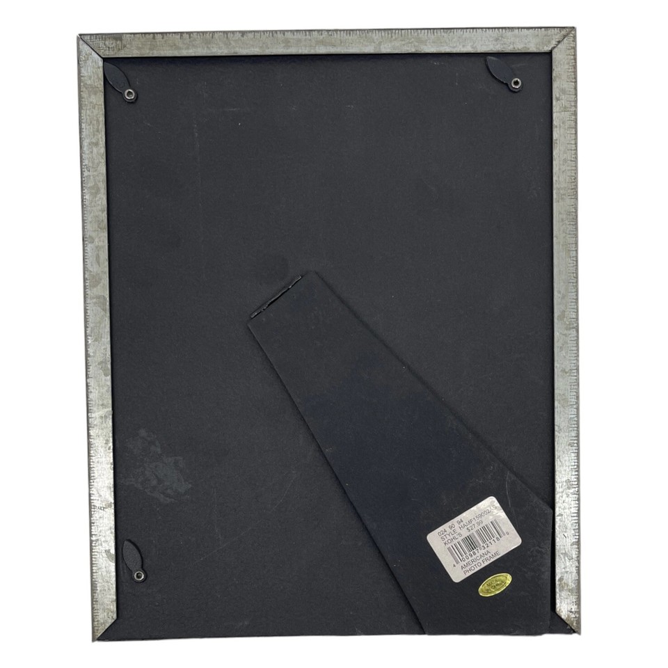 Metal Star Frame Rustic Farmhouse Decor Americana USA SILVER 10.5” X 8. ...