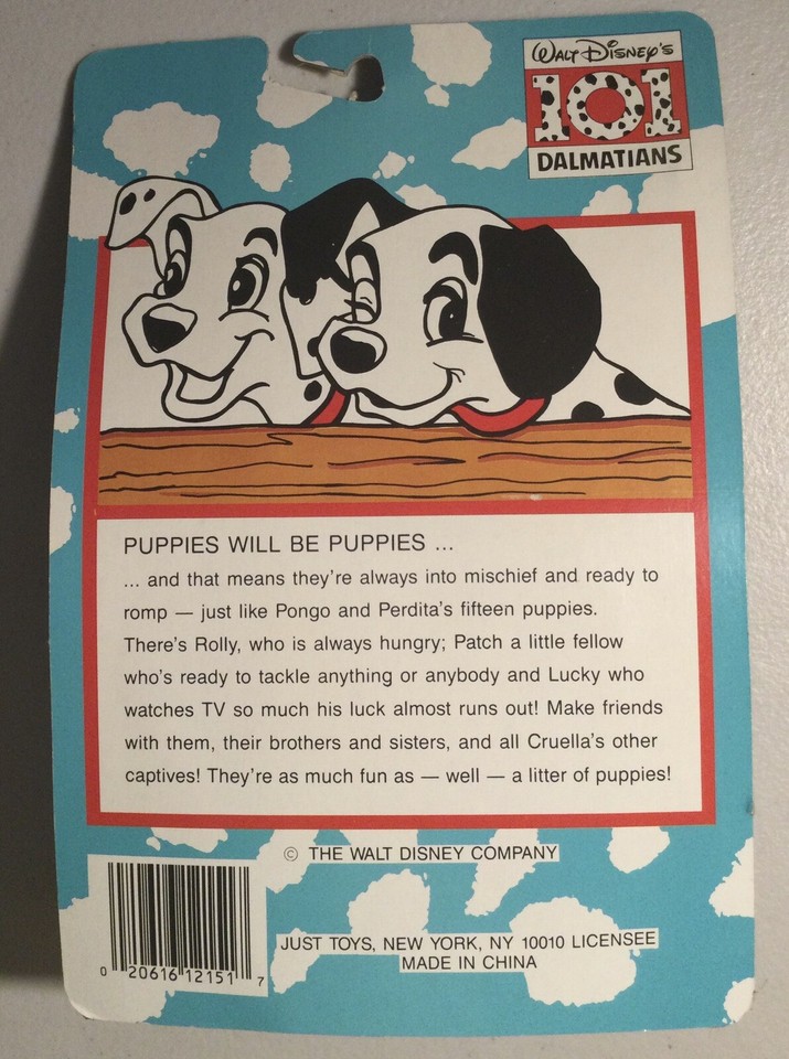 Vintage Disney 101 Dalmatians Bend Em Lucky Figurine - NIP | eBay
