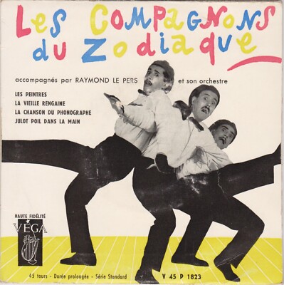 LES COMPAGNONS DU ZODIAQUE LES PEINTRES FRENCH ORIG EP RAYMOND LE PERS ...