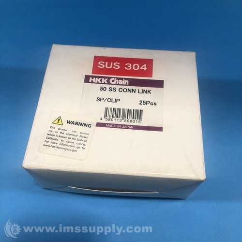 HKK Chain 50 SS CONN LINK Box of 25 Chain Connector Links FNFP | eBay