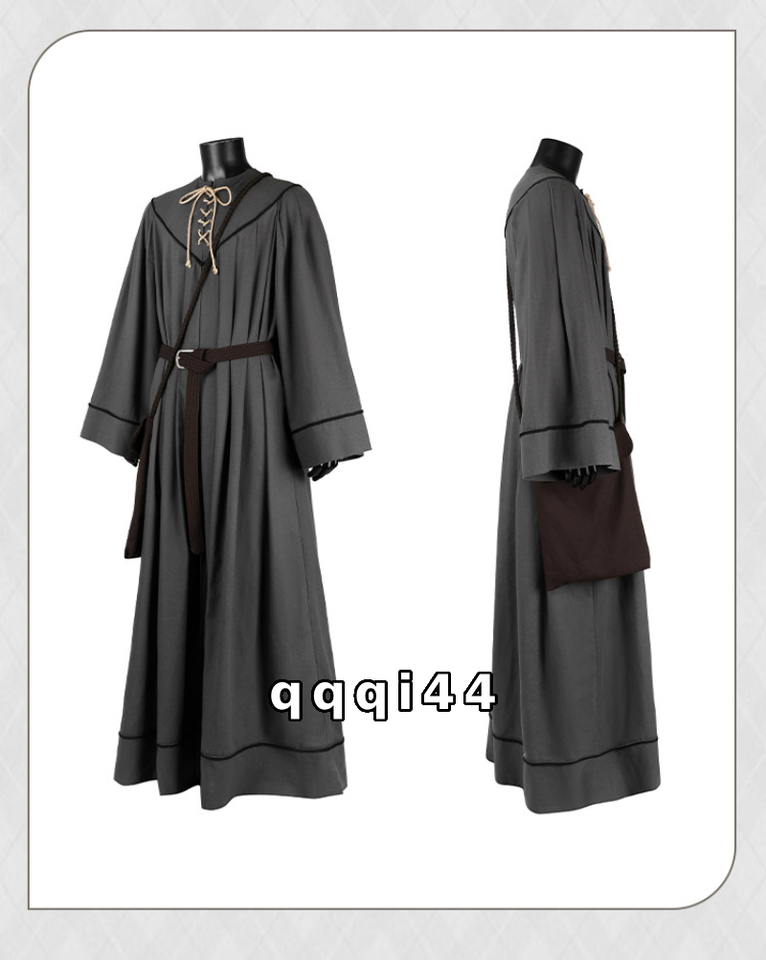 The Lord of the Rings Gandalf Cosplay Suit Grey Robe Costume Accessory ...
