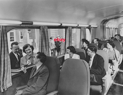 American Car and Foundry ACF - Talgo Passenger Car Interior 1940-50 5 x ...