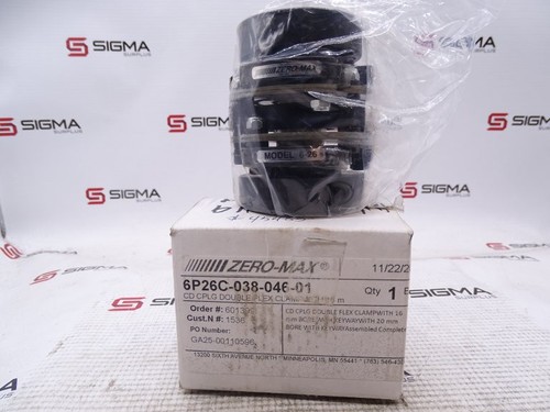ZERO MAX INC 6P26C-038-046-01 COUPLING | eBay