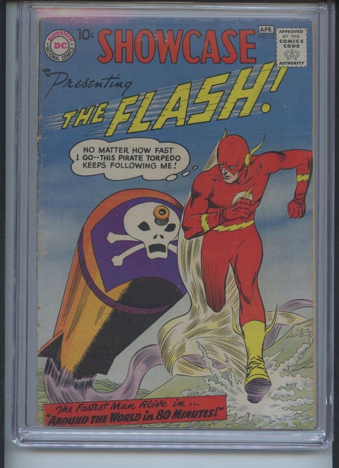 Showcase Vol 1 #13 1958 CGC 2.0 (3rd App Silver Age Flash & 1st App Mr ...