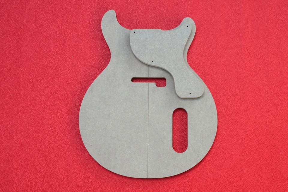 Les Paul Junior Double Cut Guitar Router Templates 1958 1959 1960 1961 ...