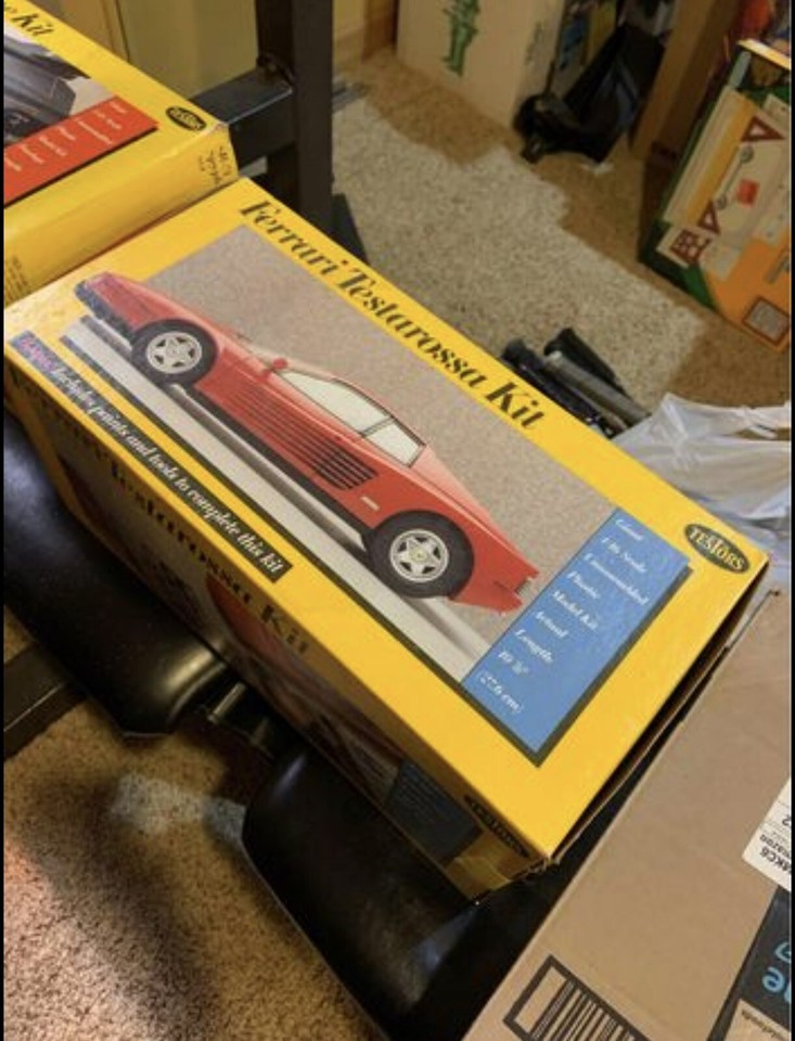 Ferrari Testatossa 1/16 Testors Kit Complete New | eBay