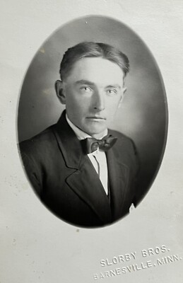 Slorby Studio Portrait, Barnsville MN Antique Real Photo Postcard RPPC ...