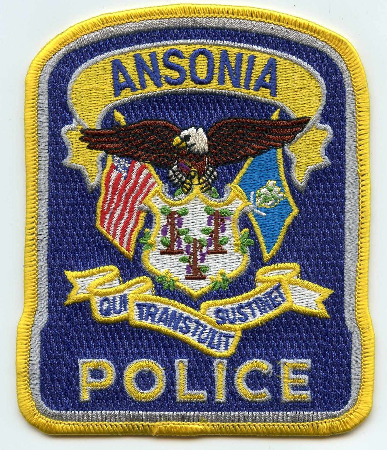 ANSONIA CONNECTICUT CT POLICE PATCH | eBay