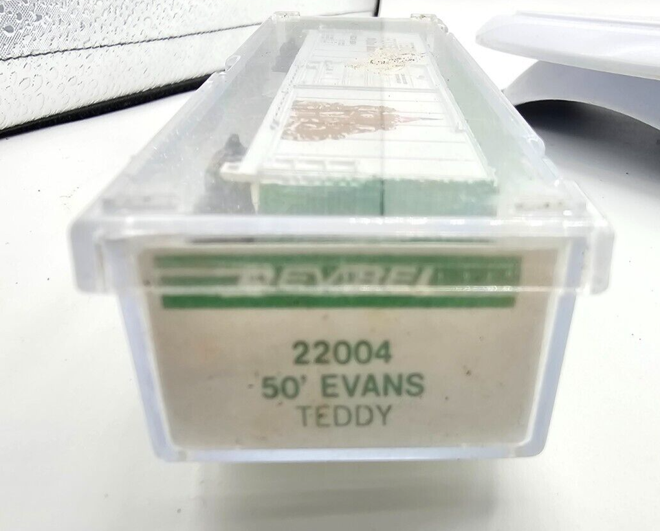 Bev-Bel N Scale Gauge Evans 50' Box Car Commemorative Train Car NOS RTR ...