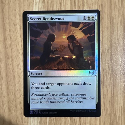 Magic the Gathering (mtg): STX: Secret Rendezvous - Foil Mint | eBay