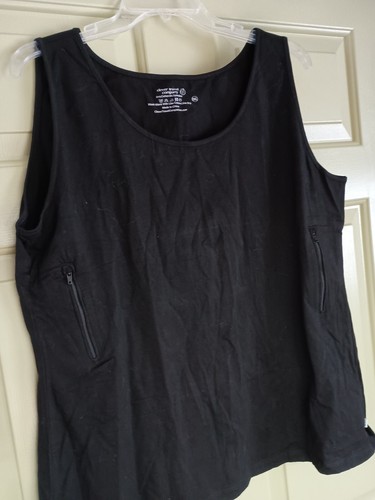 Womens Tank Top With Secret Pockets Clever Travel Companion XXL | eBay