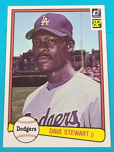 1982 Donruss RC #410 Dave Stewart Los Angeles Dodgers Baseball Card I4 ...